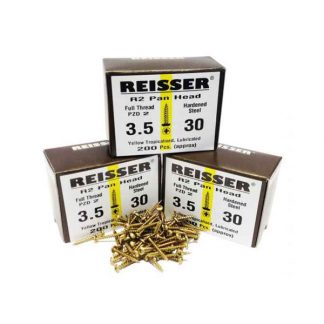 Reisser R2 Pan Head Yellow - Craft Box - Orchard Fasteners